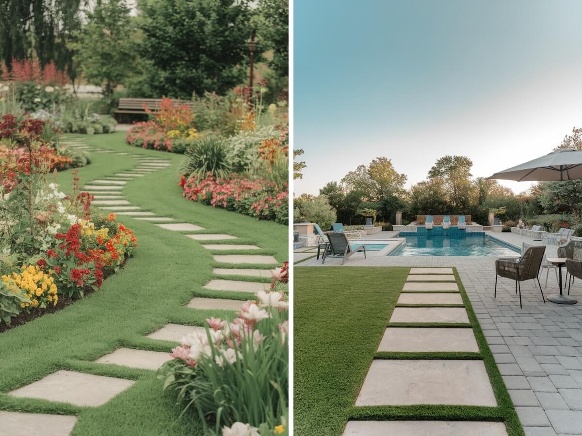 19 Stunning Grass and Pavers Backyard Ideas for Your Outdoor Oasis