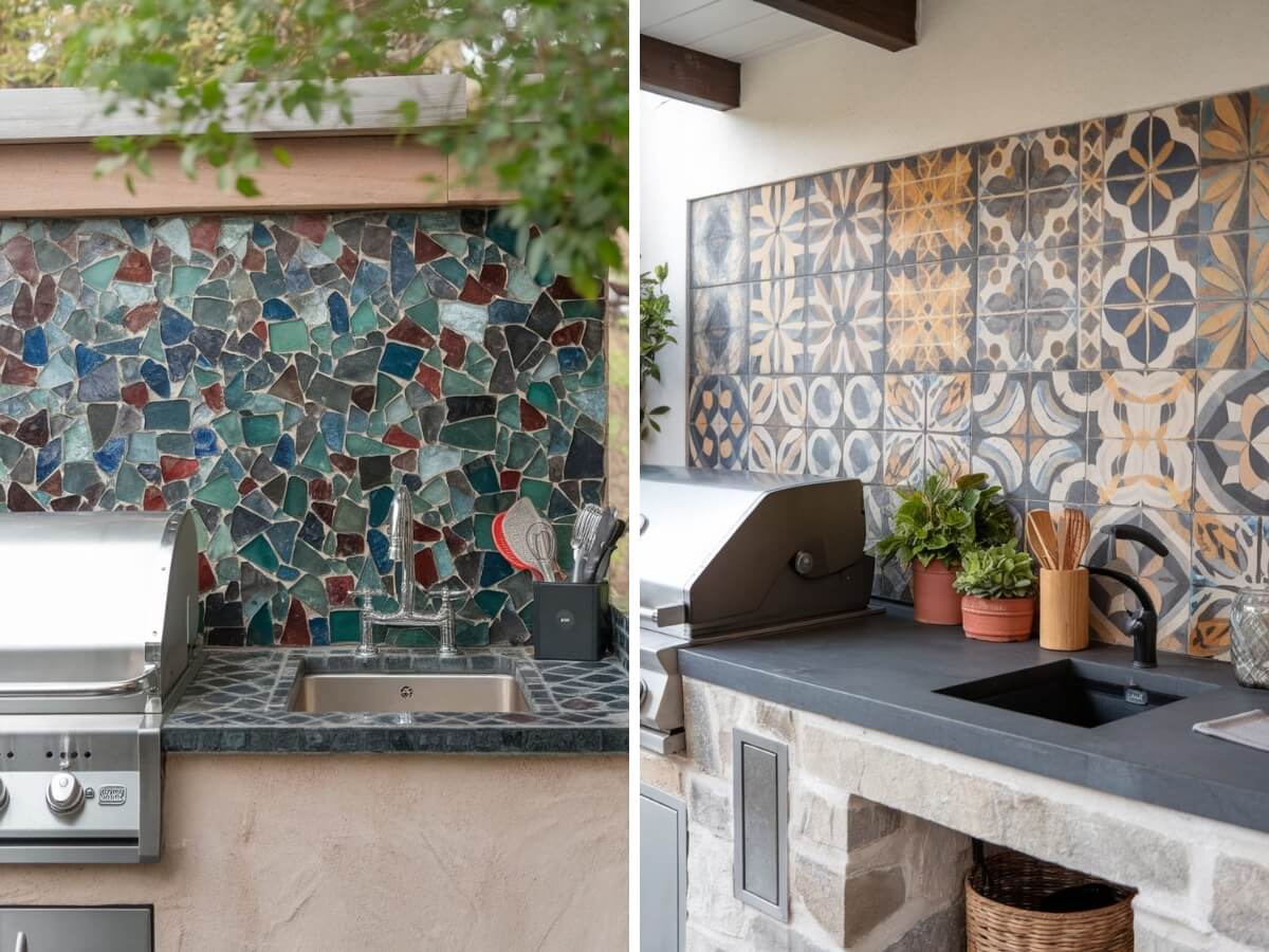 22 Inspiring Outdoor Kitchen Backsplash Ideas to Elevate Your Space